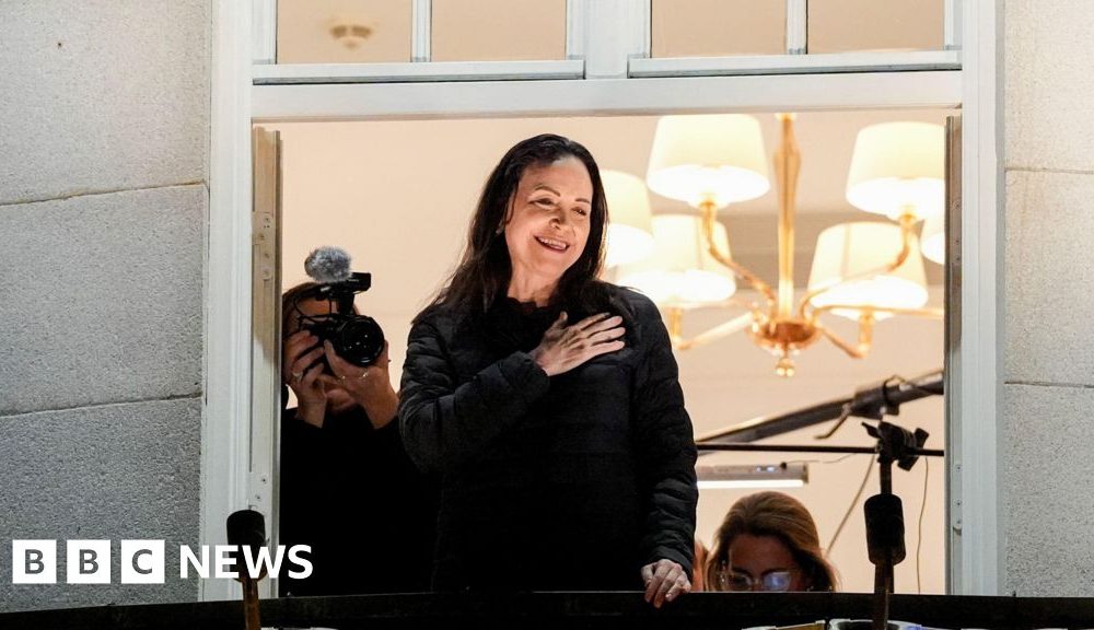 María Corina Machado appears in Oslo after Nobel Peace Prize win ...