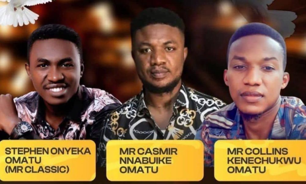 Family mourns, fixes burial date for three brothers who died in Lagos ...